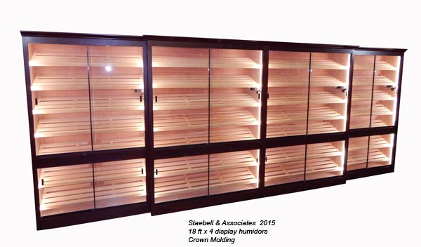 Commercial Display Humidors