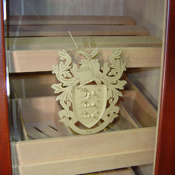 ARISTOCRAT CABINET HUMIDORS-WALNUT